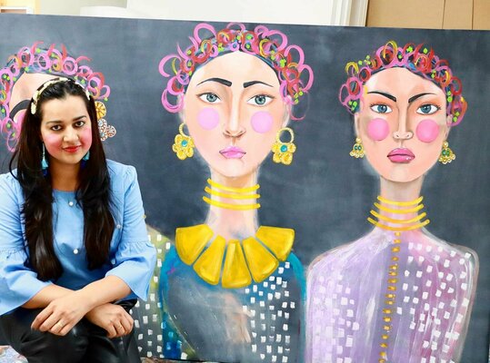 Poonam Choudhary : contemporary American Painter - SINGULART