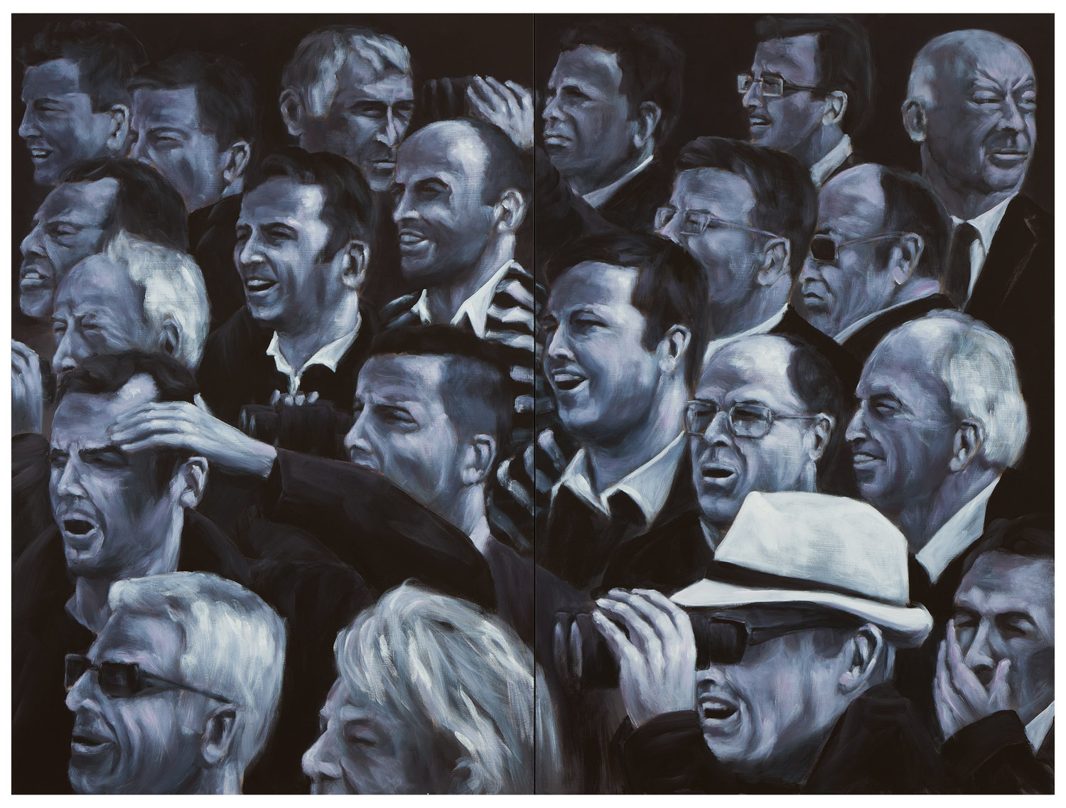 Brot & Spiele III by Prof. Gerhard Silber (2018) : Painting Acrylic on ...