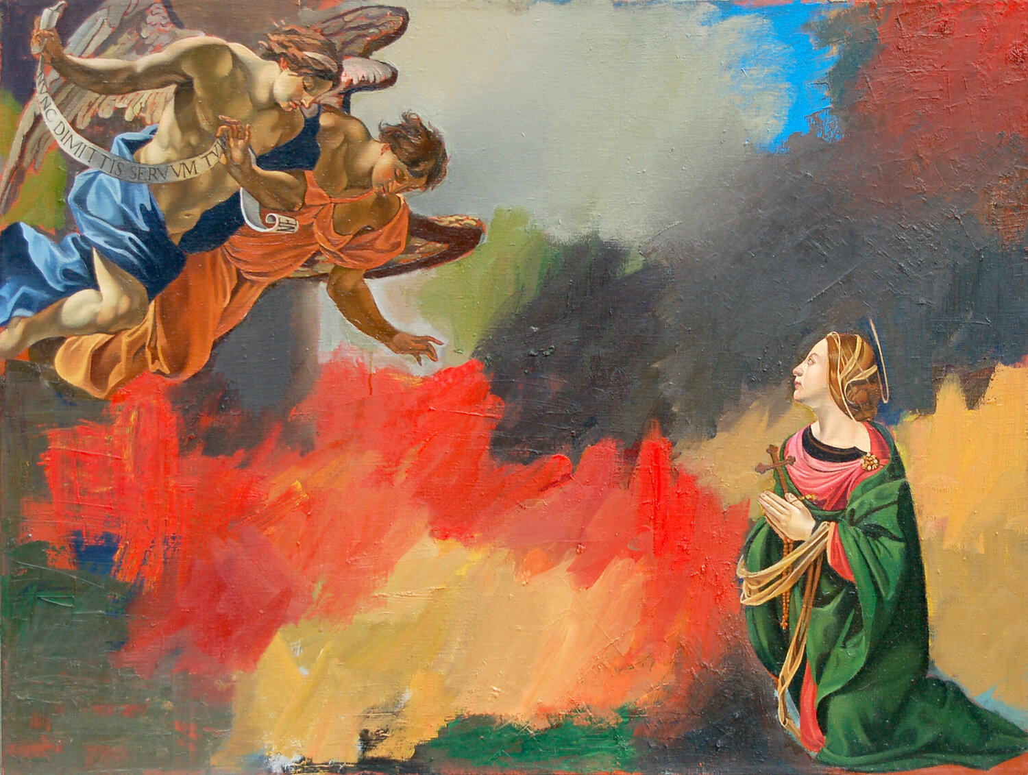 After Simeon by Roman Rembovsky (2018) : Painting Oil on Canvas - Singulart