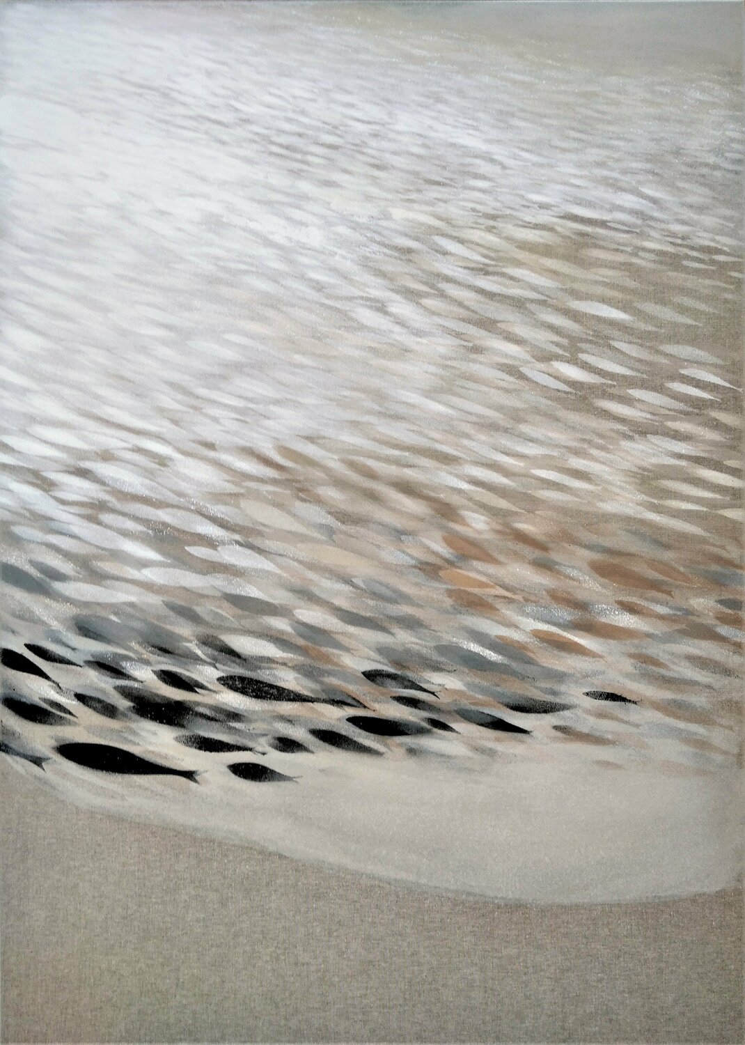 Fish nº 90 by Malgorzata Krakowiak (2021) : Painting Acrylic on Canvas ...