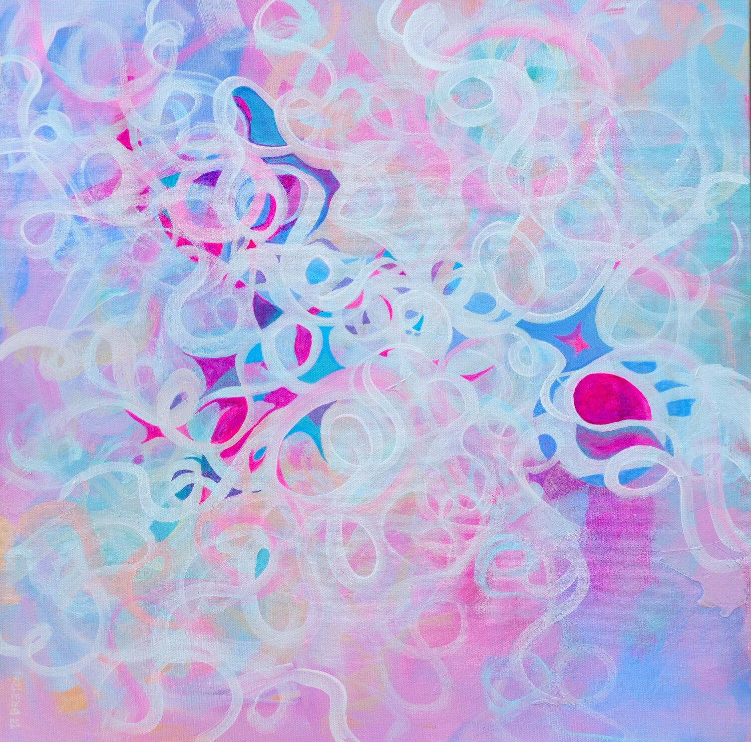 The Interconnectedness of Being by Deb Breton (2022) : Painting Acrylic ...