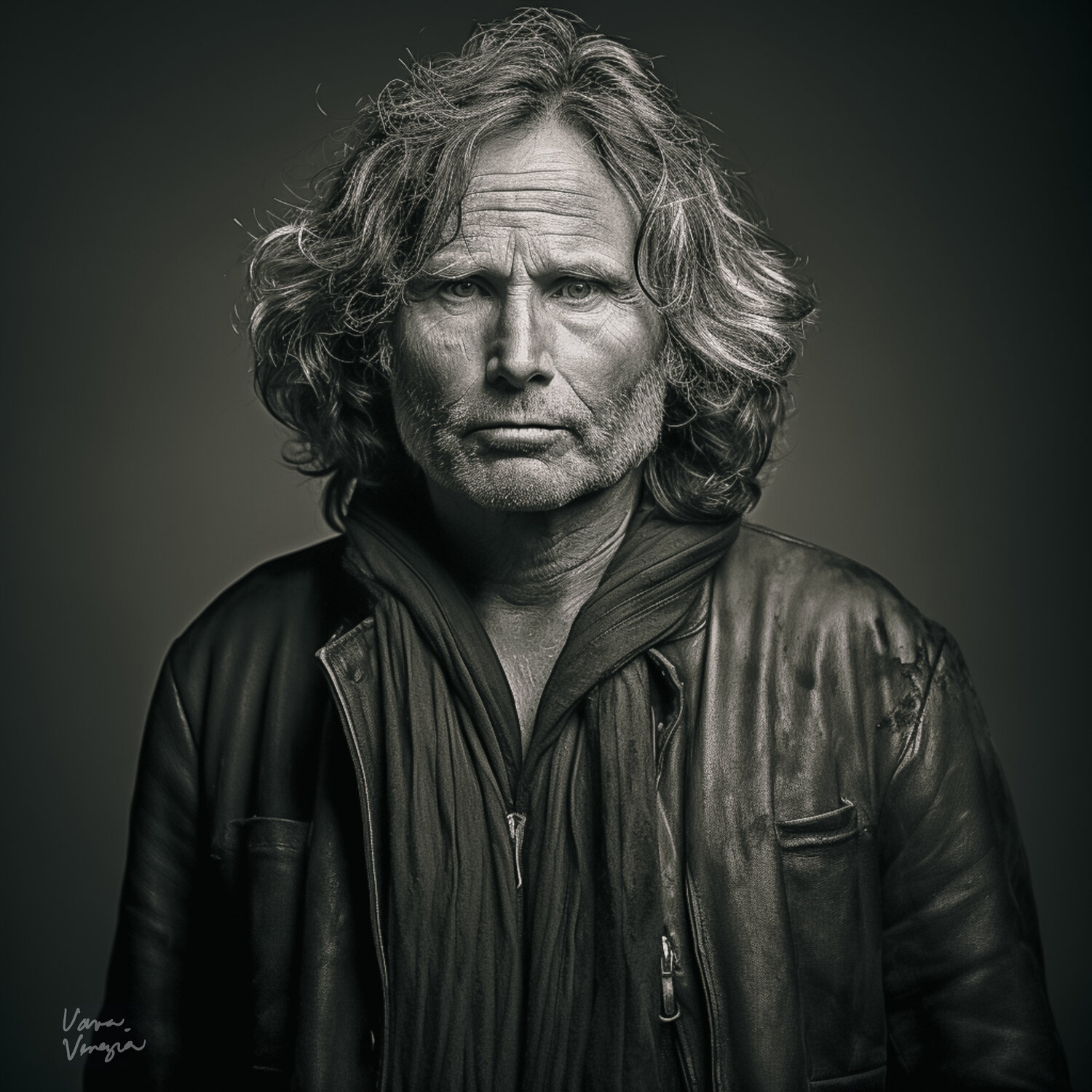 Jim Morrison OLD by Vava Venezia Dellert (2023) : Print Giclée print on ...