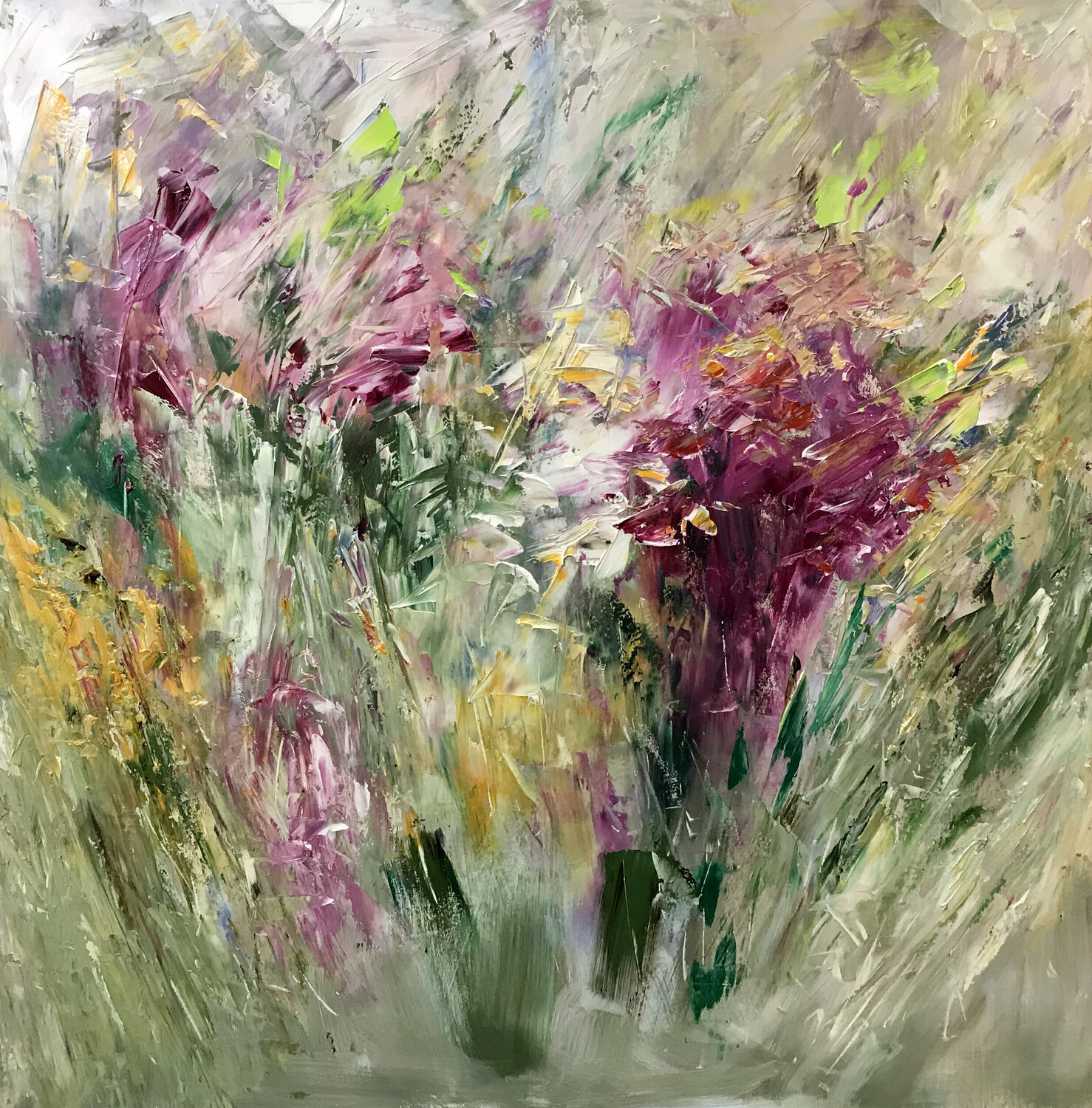 Jardin de Joie by Jim Plesh (2020) : Painting Acrylic on Canvas - SINGULART