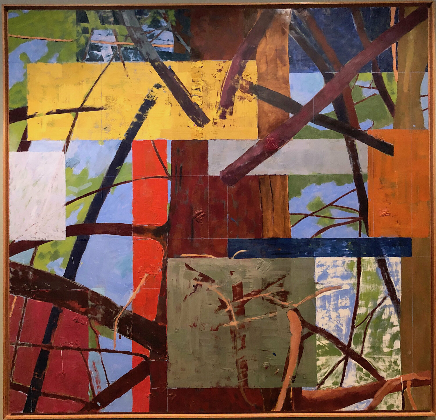 Treeline by Mark Lavatelli (2001) : Painting Wax, Pigments on Synthetic board - Singulart