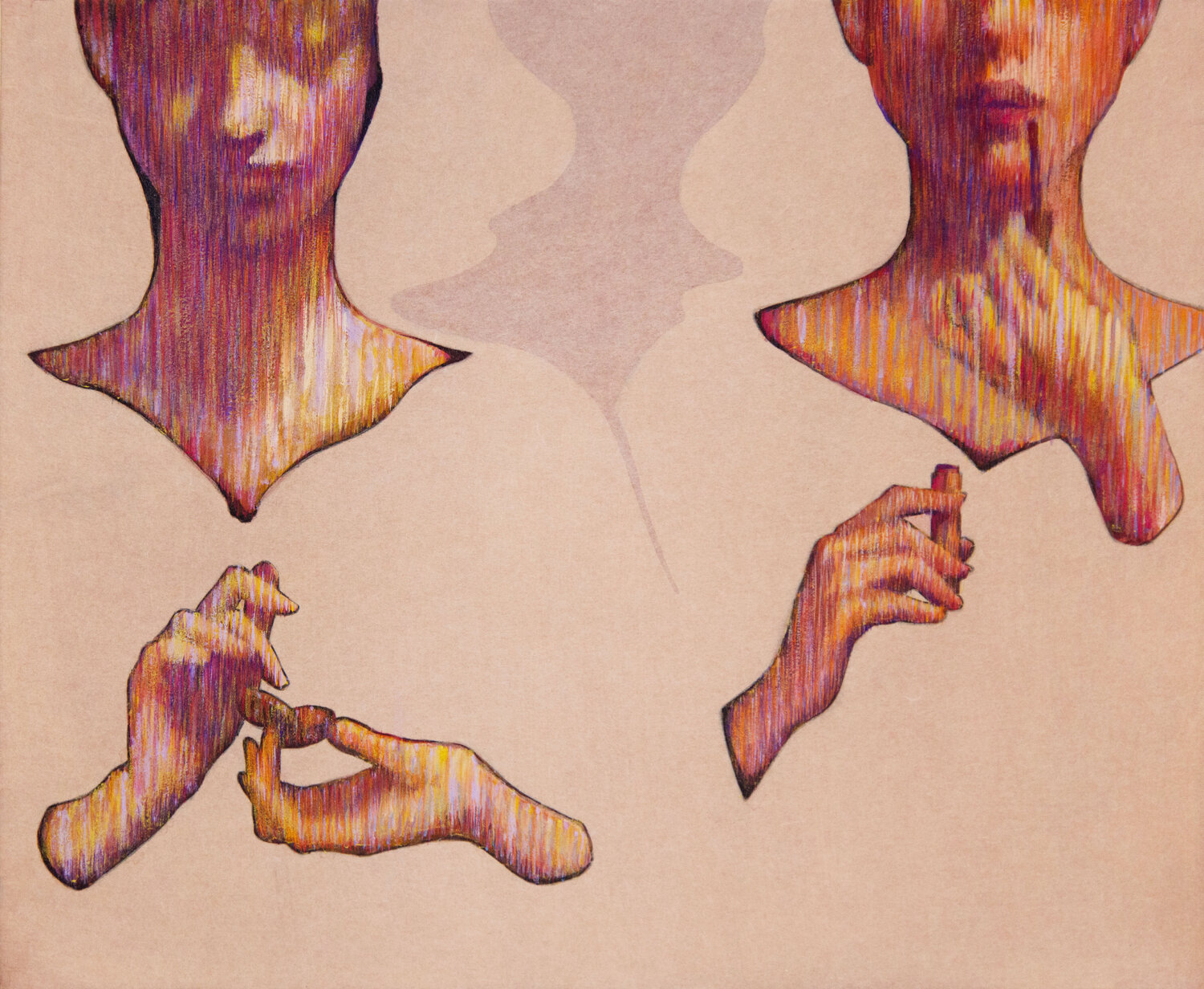 Applying Rouge door Shizuka Ando (2025) : Schilderij Inkt, Papier ...