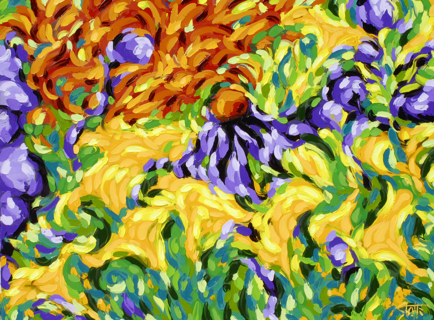 Garden 10 by Bill Stone (2008) : Painting Oil on Canvas - Singulart